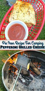 Pie Iron Recipe For Camping - Pepperoni Grilled Cheese - Reuse Grow Enjoy