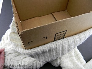 DIY Sweater Box, Super Easy To Make!